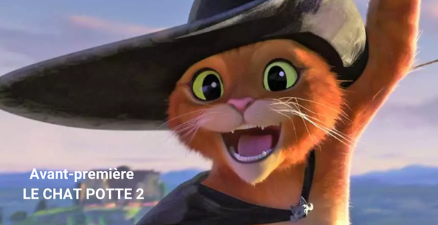 Avant-première du film Le Chat Potté 2 : La Dernière Quête, à l'UGC ...