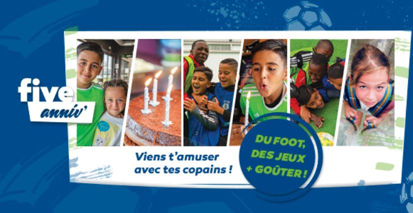 LE FIVE Anniversaire 100% FOOT pour enfants & ados à Bezons (95) | Kidiklik